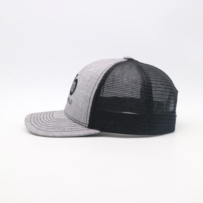 China Plastic Snapback Trucker Cap Pre-curved Visor Richardson Style for sale