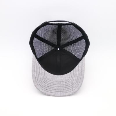 China Plastic Snapback Trucker Cap Pre-curved Visor Richardson Style for sale