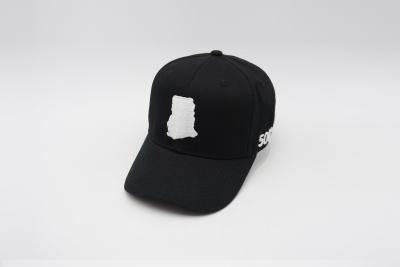 Chine Le panneau organique fait sur commande professionnel du sergé 6 de coton de BCI a structuré les sports casquette de baseball et chapeau avec le logo 3D à vendre