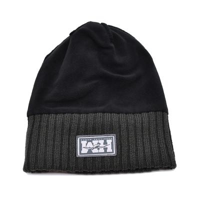 China Custom Embroidery Blank Beanie Hat 58CM Common Fabric for sale