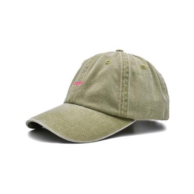China Oval Shape Sports Dad Hats With Adjustable Buckle Embroidery Baseball Cap Distressed for sale
