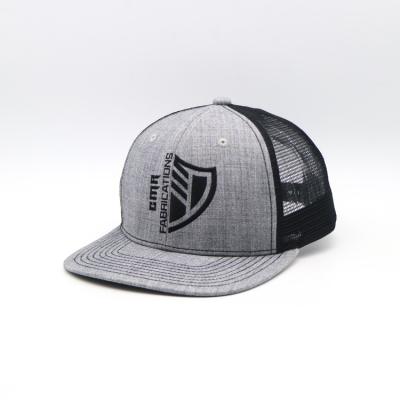 China Men Curved Brim Richardson Style 112 Cap Snap Back Trucker Hat 6 Panel Embroidered for sale
