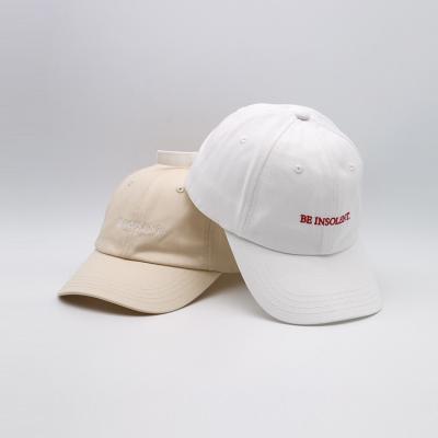 China Curved Visor Embroidered Baseball Caps Full Seasons Structured Unstructured for sale