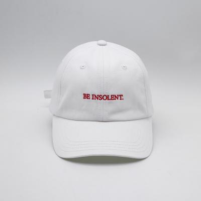China Curved Visor Embroidered Baseball Caps Full Seasons Structured Unstructured for sale
