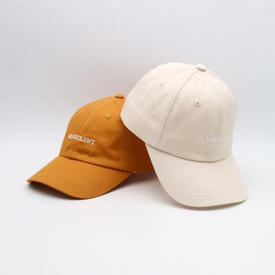 China Curved Visor Embroidered Baseball Caps Full Seasons Structured Unstructured for sale