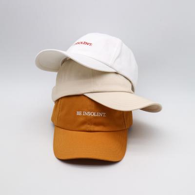 China Curved Visor Embroidered Baseball Caps Full Seasons Structured Unstructured for sale