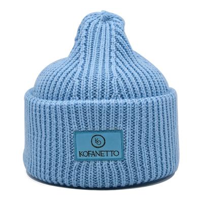 China 58CM Acrylic Material Knit Beanie Hats For Casual Occasions for sale