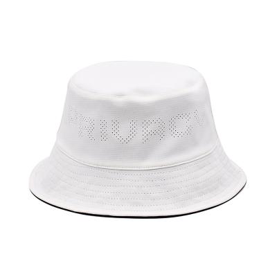 China Spring And Summer Wide Brim Fisherman Bucket Hat 60cm Laser Or Custom Logo Cool Printed for sale