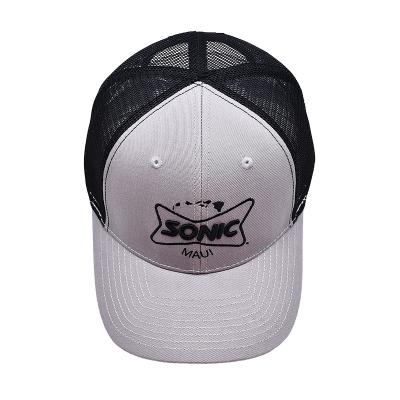China Trendy Classic Trucker Cap With Pre Curved Visor Plastic Snapback Closure Logo Customize Cool for sale