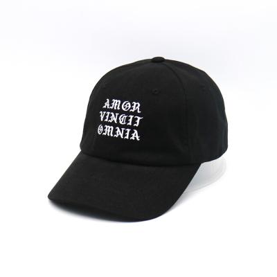 China Customizable And Durable Cotton Six-Panel Baseball Cap With Custom Embroidery Logo And Metal Back Closure for sale