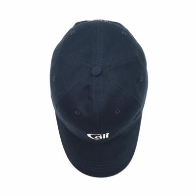 China Reinforced Embroidered Logo Baseball Cap With Custom Color Seams for sale