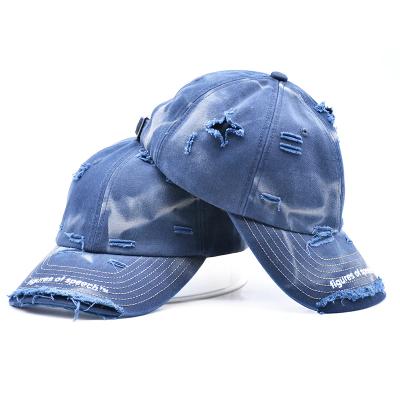China Persoonlijke geborduurde honkbalpetten verstelbare gebogen rand katoen ongestructureerde sport hoeden vader Te koop