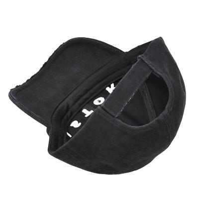 China Curved Visor 6 Panel Baseball Cap Customize Your Style with Cotton With Distressed for sale