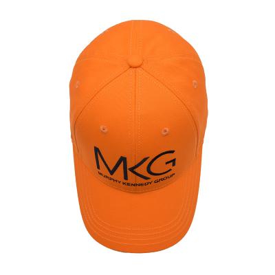 China Structed Front Panel Six-Panel Baseball Cap Cotton Fabric With Embroidery Logo for sale