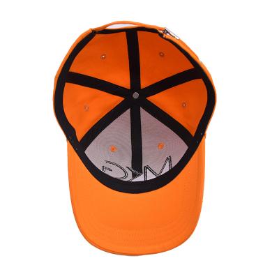 China Structed Front Panel Six-Panel Baseball Cap Cotton Fabric With Embroidery Logo for sale