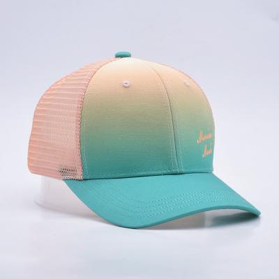China factory price Six Panel Constructured  Trucker Baseball Cap Match The Fabric Color for sale