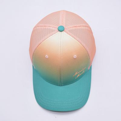 China factory price Six Panel Constructured  Trucker Baseball Cap Match The Fabric Color for sale