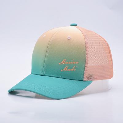 China factory price Six Panel Constructured  Trucker Baseball Cap Match The Fabric Color for sale