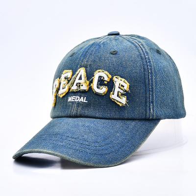 China fashional sport cap Unstructured Dad Baseball Caps Embroidery Logo Customized for sale