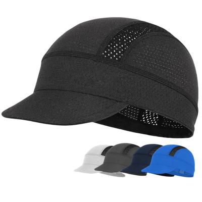 China Custom Cycling Cap Quick Dry Breathable Moisture Wicking Sports Cap Absorbent Breathable Hat Under Helmets Thin for sale