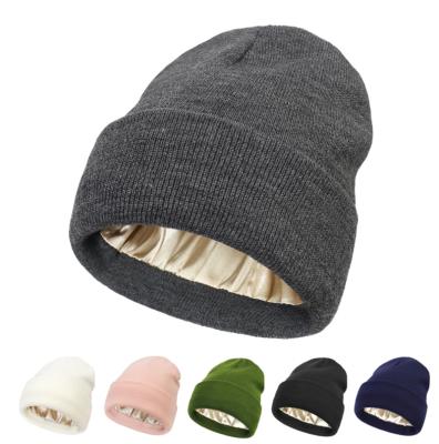 China Beanie Style Knit Beanie Hats Acrylic Wool Polyester Merino Adult Hat Circumference Lightweight Breathable Winter Cap for sale