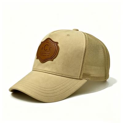 China Customized 6 Panel Trucker Cap with High Profile Crown and Absorbent Cotton Sweatband for All Seasons for sale