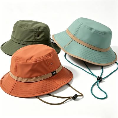 China Custom Logo Leisure Bucket Hat Highlighting 20 Years Cap Experience Suitable for Sun Protection and Fashion Statements for sale