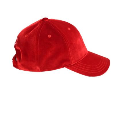 China High Quality Winter Custom Embroidery Plain Velvet Hat Baseball Cap,velvet dad hat for sale