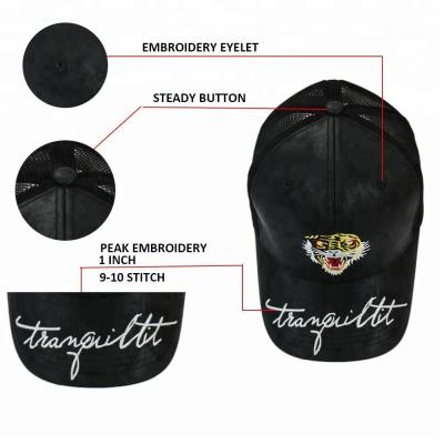 Cina Il cappuccio del camionista di baseball del cuoio dell'unità di elaborazione/il camionista casuali impermeabili baseball dell'estate ricopre unisex in vendita
