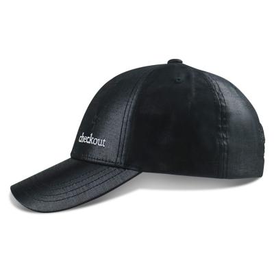 Cina Materiale nero unisex del cuoio di progettazione di modo del pannello dei cappelli 6 del papà di sport in vendita