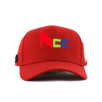 China Custom Elastic Fitted Baseball Cap 58cm with Printed Logo and Metal Buckle for sale