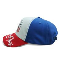 China Popular Comfy Embroidered Baseball Caps Constructed Shape Fully Customizable for sale