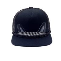 China Custom 6-Panel Toddler Flat Bill Trucker Hat 58cm Size with Eco-Friendly Materials and Custom Logo Options for sale