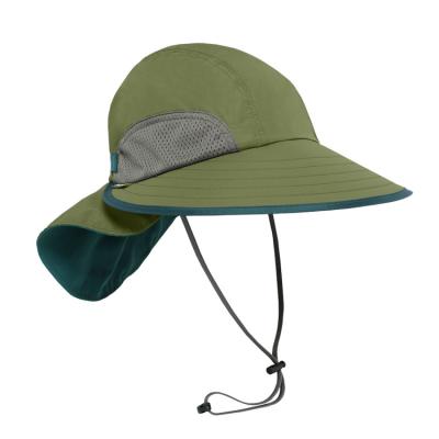 Cina Cappello all'aperto di Boonie dell'ampio grande bordo verde per attività di estate delle signore in vendita