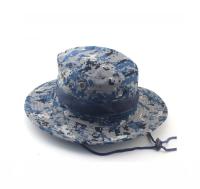 China Custom 100% Cotton Fisherman Bucket Hat with Strings - 58cm Size, Quick-Dry Plain Pattern for Adults and Kids for sale