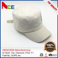 China Custom Military Cadet Cap 58cm with Embroidered Logo - Cotton Twill Material & Multiple Closure Options for sale