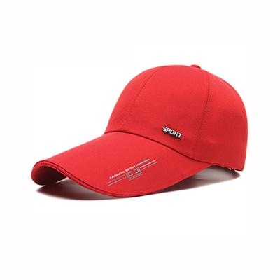 Cina Berretto da baseball lungo del bordo di ultima progettazione, peso leggero corrente del cappello della gioventù all'aperto in vendita