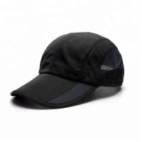 China Custom 4-Panel Black Mesh Golf Hat 58cm Size with OEM/ODM Manufacturing - 300pcs MOQ for sale