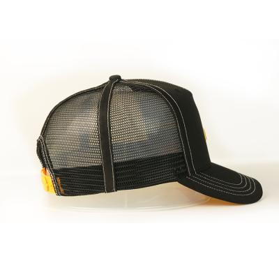 Cina Il logo su ordinazione ha personalizzato i cappucci del camionista, 3D cappello del campo del pannello del ricamo 5 in vendita
