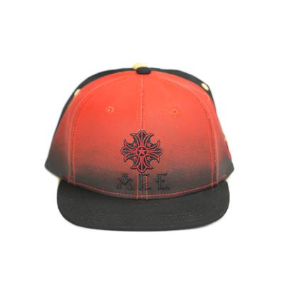China Mix Color 6 Panel Flat Bill Plastic Bucket Snapback Hats Custom Embroidery Logo for sale