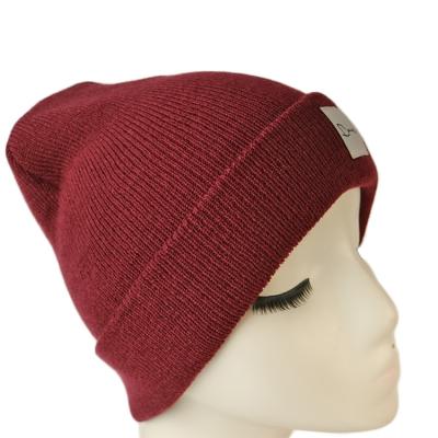 Cina OEM Wool Knit Beanies Hat Winter Hat With Custom Embroidery Logo For Mens Women beenies in vendita