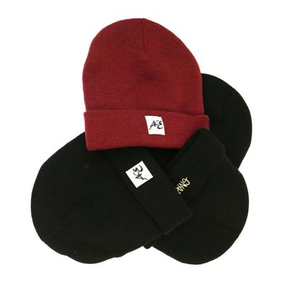 Cina OEM Wool Knit Beanies Hat Winter Hat With Custom Embroidery Logo For Mens Women beenies in vendita