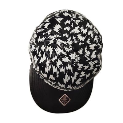 Cina Dimensione di cappelli piana di Snapback del bordo del tessuto durevole dell'unità di elaborazione 56-58cm in pieno stampati in vendita