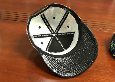 Cina Etichetta tessuta cinghia auto- piana hip-hop alla moda del tessuto del cappuccio di Snapback in vendita