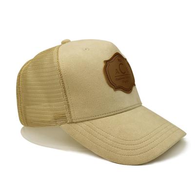 China Embroidered Plain Blank 60CM 6 Panel Trucker Mesh Hat for sale