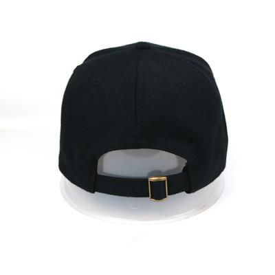 Cina Toppa di gomma 52cm del fermaglio nero del metallo cappello di baseball di 5 pannelli in vendita