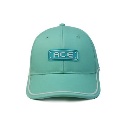 中国 循環のための帽子を動かすゴム製パッチのロゴの100%の綿の習慣6のパネルの野球帽のスポーツ 販売のため