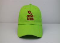 China Custom Embroidered Baseball Cap 100% Cotton Curve Brim 58cm Adult Size OEM for sale