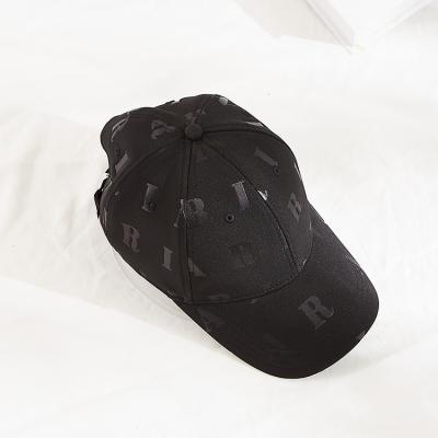 China Guangzhou ACE debossed pattern logo on polyester hat Adjustable Baseball Cap dad hats for sale