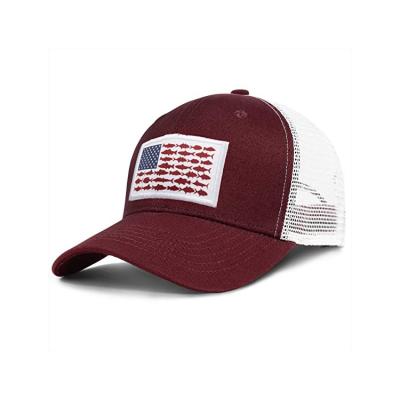 China Seis remiendos Mesh Trucker Hat With Plat suave Front Embroidery del panel en venta